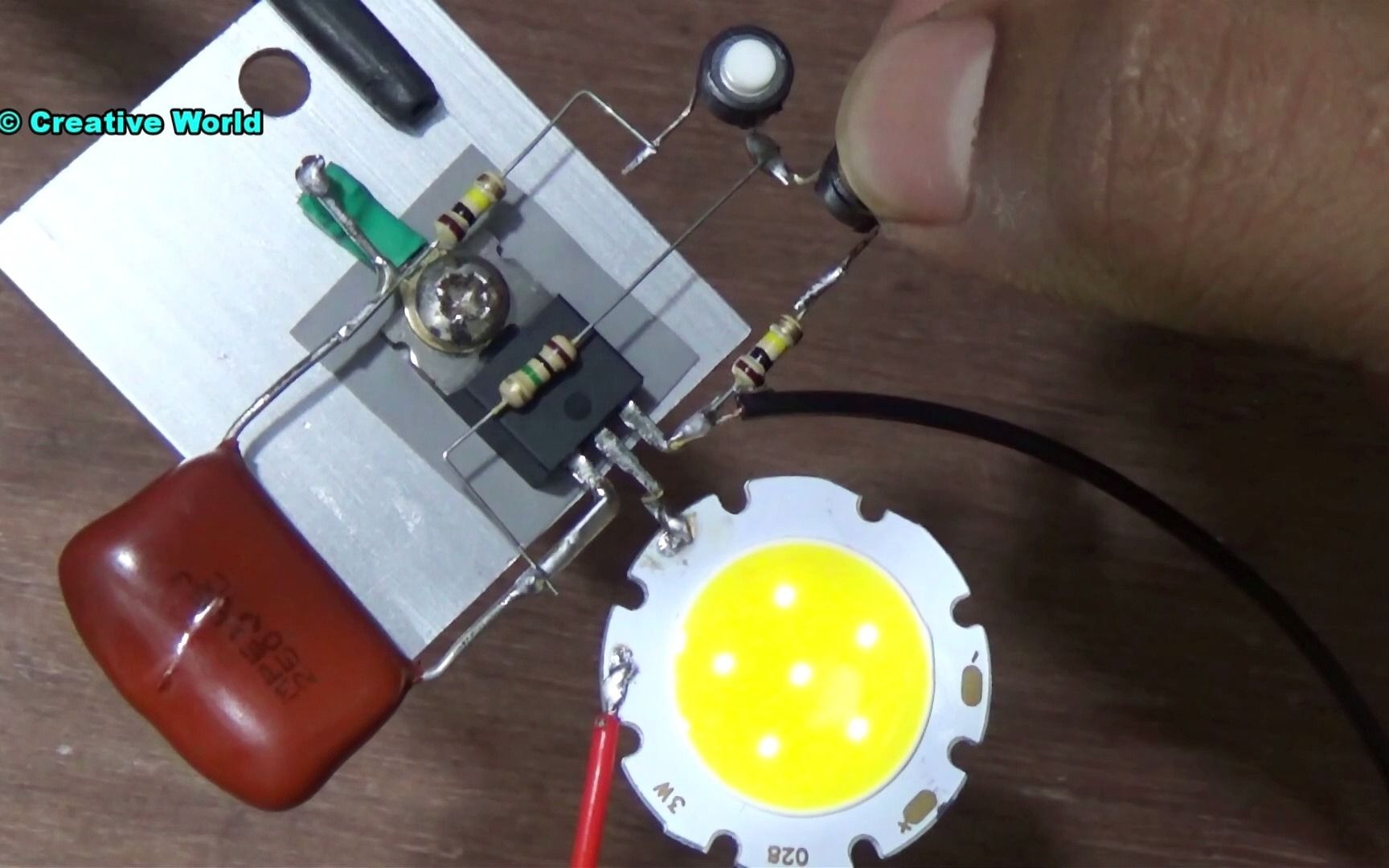 Mosfet的DIY创意-带按键开关的LED亮度控制器