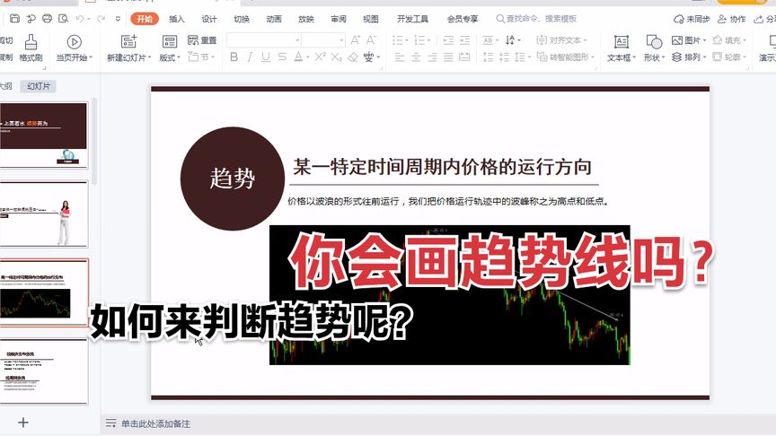 趋势的定义,趋势线的画法