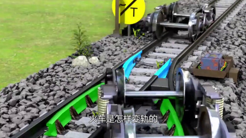 火车是怎样变轨的?3D动画模拟全过程,网友:铁路工程真是伟大