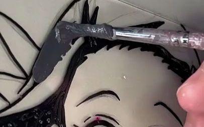 【玻璃绘画】国外网友的玻璃绘画!