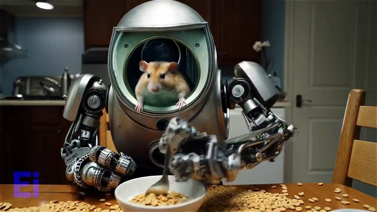 网友和他的孩子用Minimax ai视频生成制作了这部AI短片