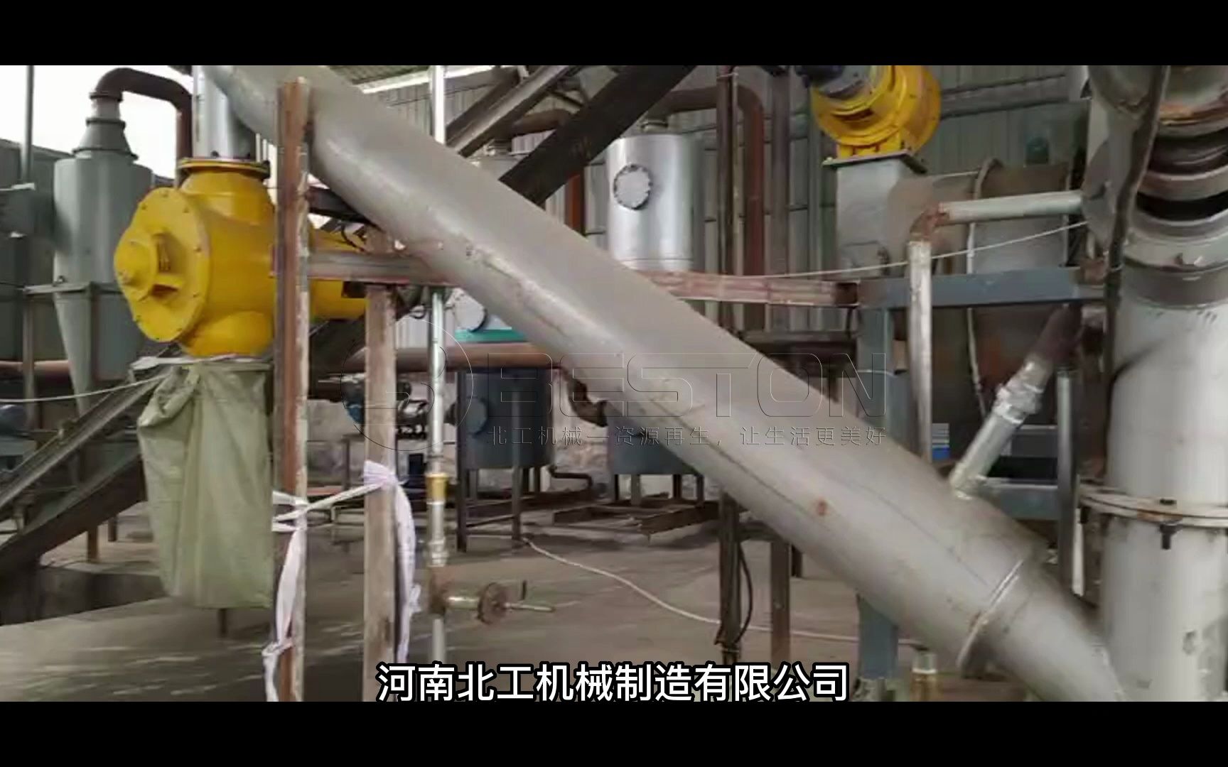 秸秆炭化全自动设备安装完成 连续式炭化水稻秸秆玉米秸秆等