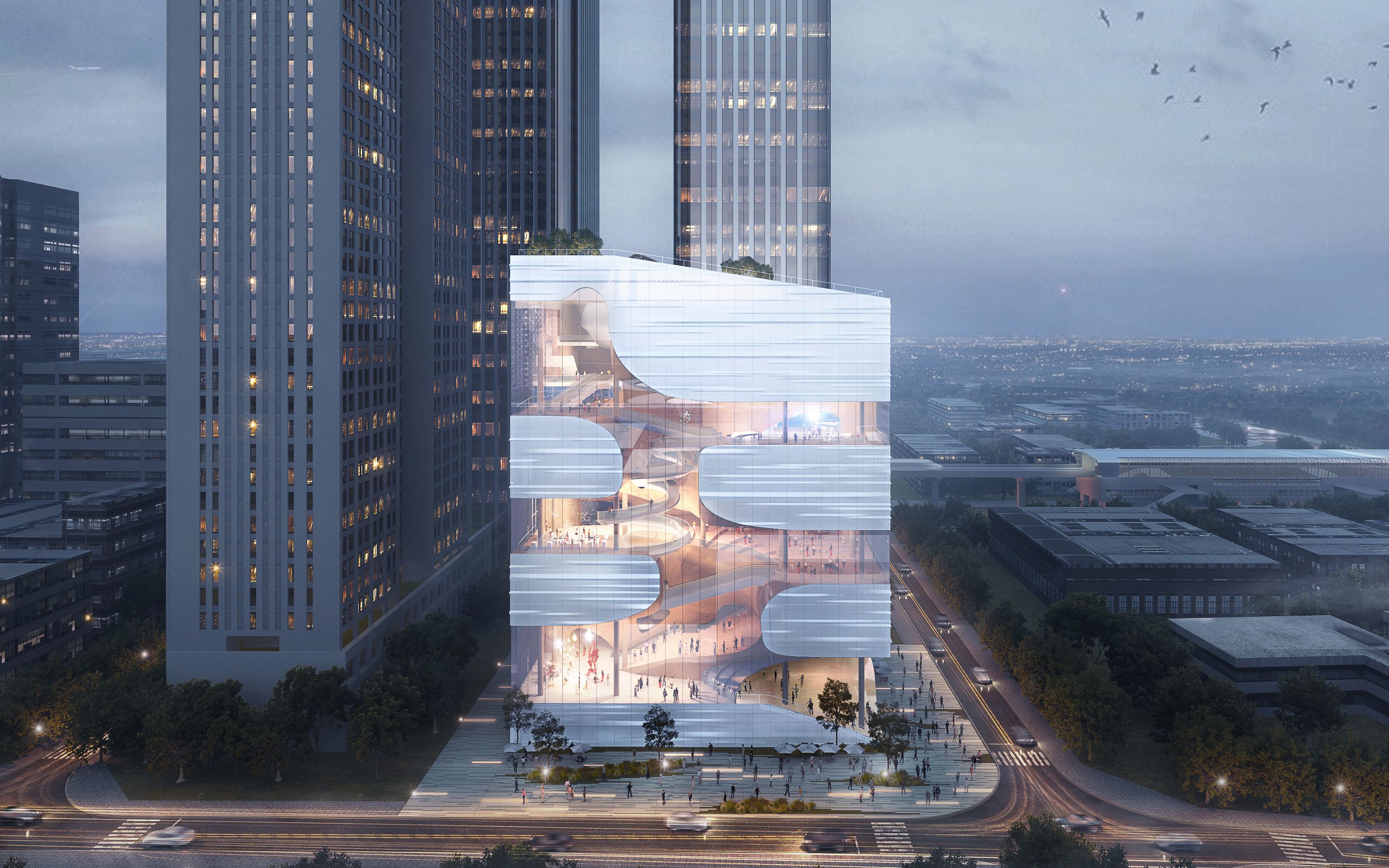 中外建深圳丨深圳龙华文化创意交流中心--中标候选方案