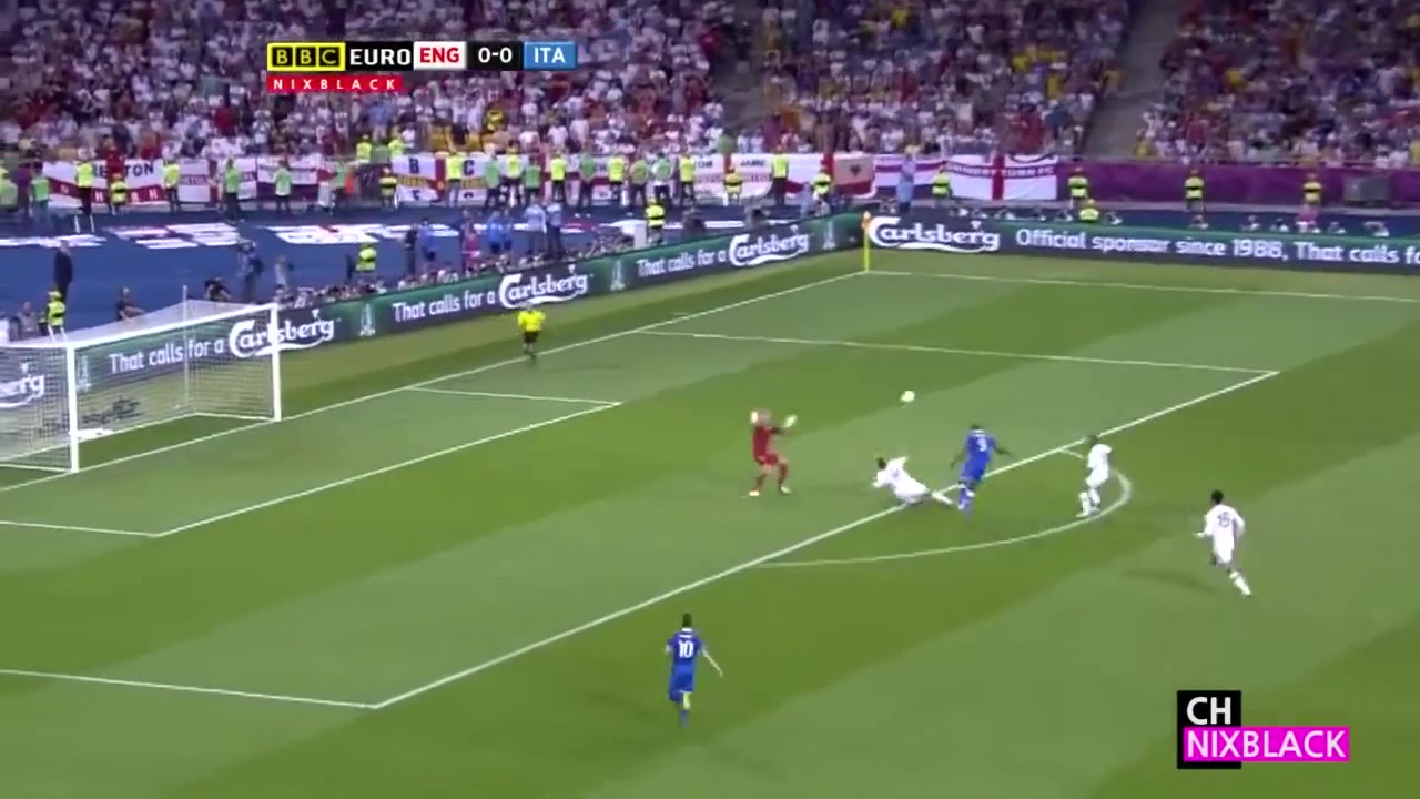 【杯赛经典】2012欧洲杯四分之一决赛意大利vs英格兰0:0