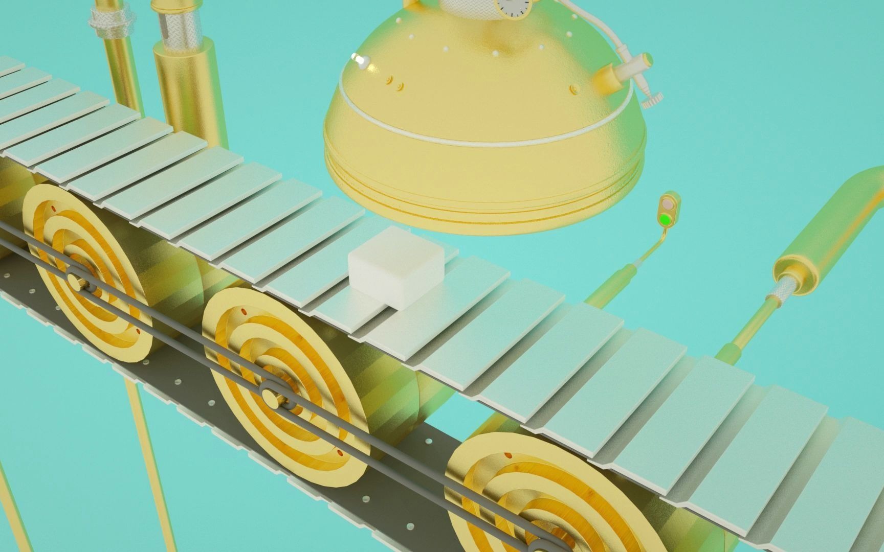 【C4D动画】流水线