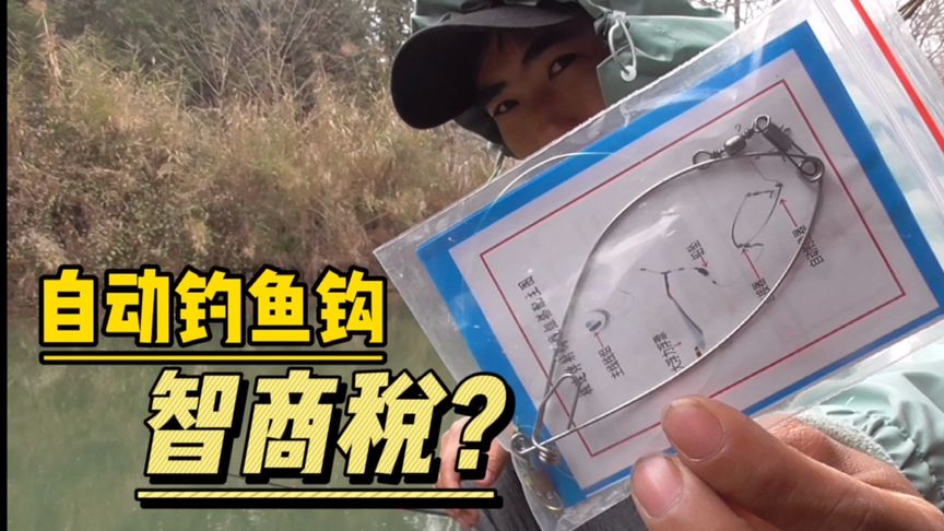 自动钓鱼钩是不是智商税?适合新手吗?老钓友:完全没有钓鱼乐趣