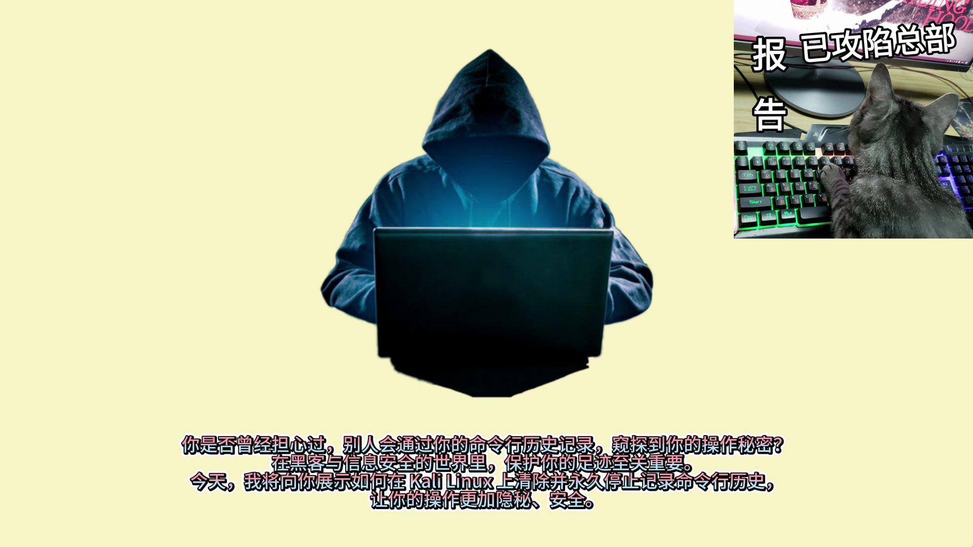 保护隐私!Kali Linux如何清除并禁止记录命令行历史?