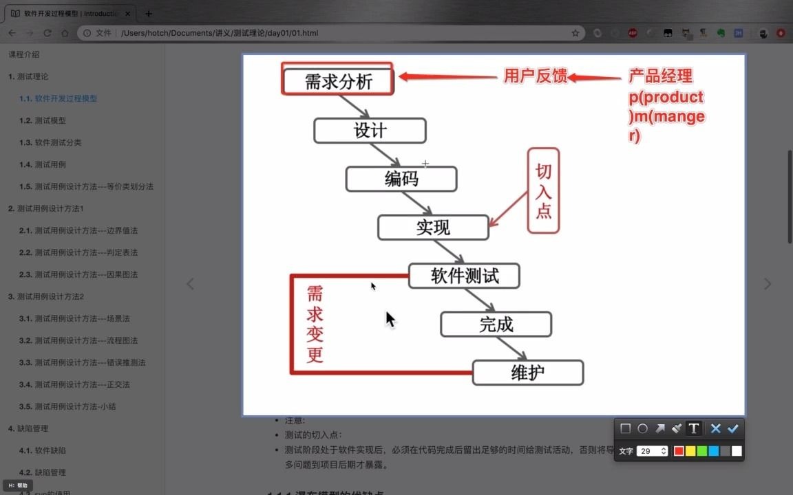 03-软件开发过程模型-瀑布模型【掌握】