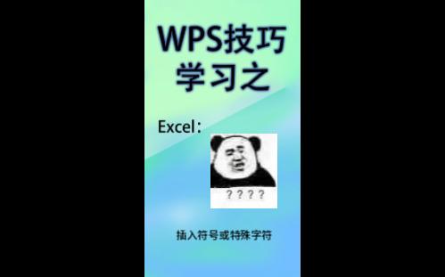 WPS-插入符号或特殊字符