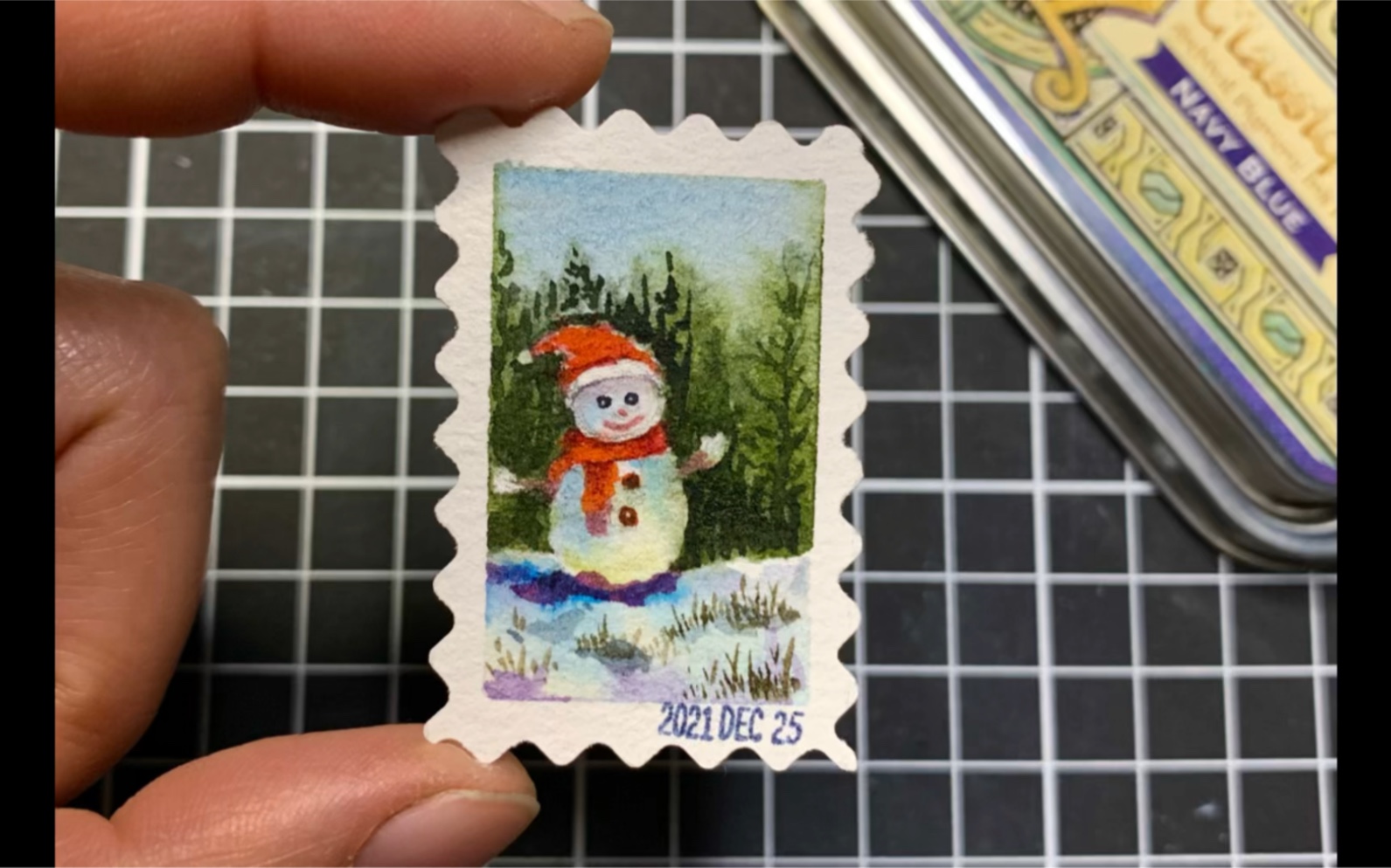 水彩【邮票风景】9