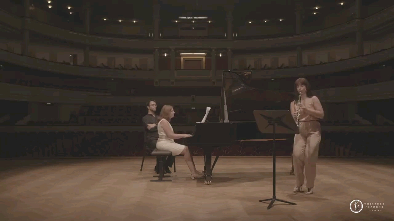 萨宾梅耶的学生比利时著名演奏家安妮琳•范沃演奏普朗克单簧管奏鸣曲