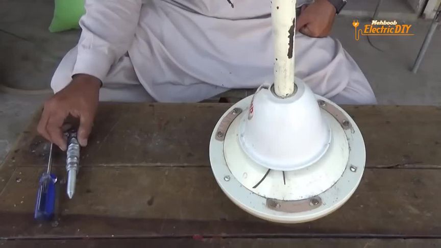 拆解吊扇的正确方法