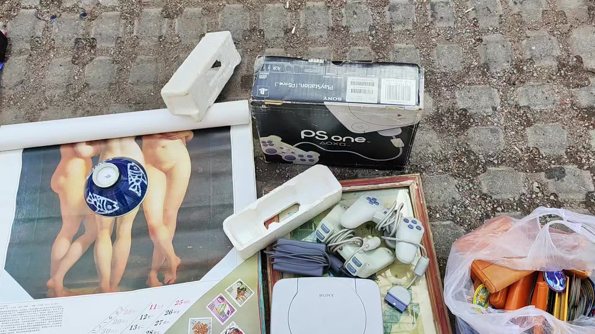 30年前的索尼游戏机竟然还能开机? #捡漏#索尼游戏机 #游戏机 #寻宝