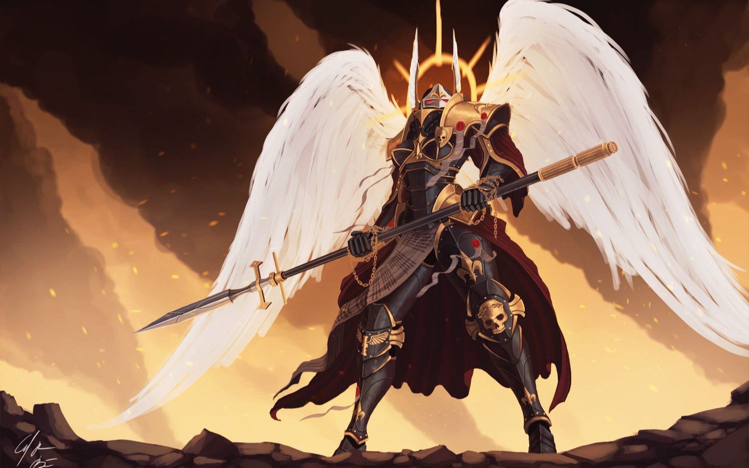 【九四白灵的科普系列】战锤40K战斗修女和活圣人专题介绍_哔哩...