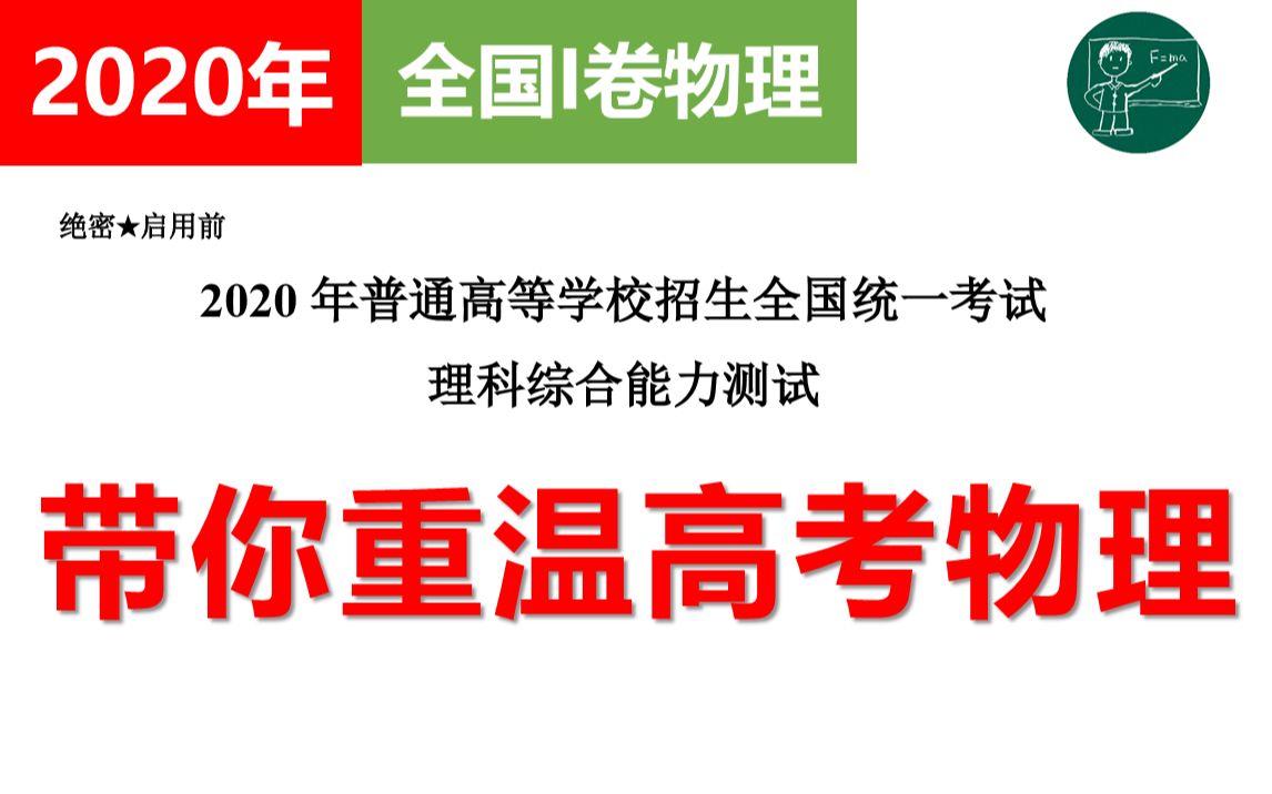 【高考物理】2020年全国I卷物理选择题