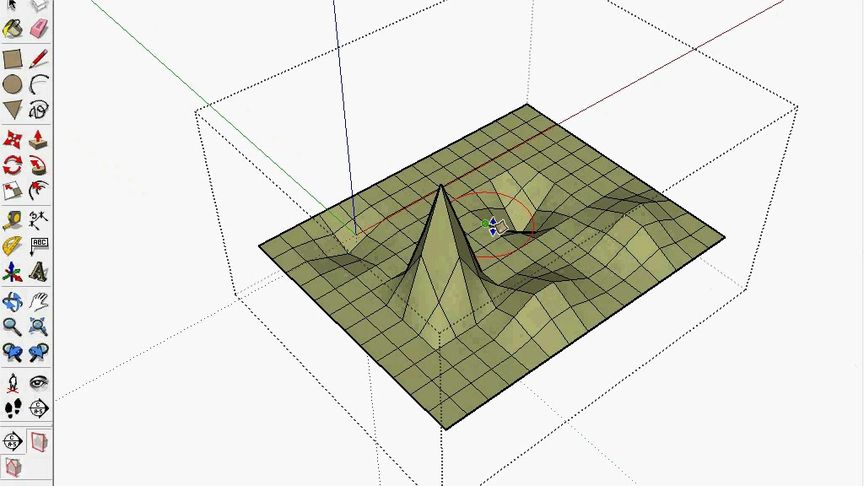SU建模 5.2.4地形起伏