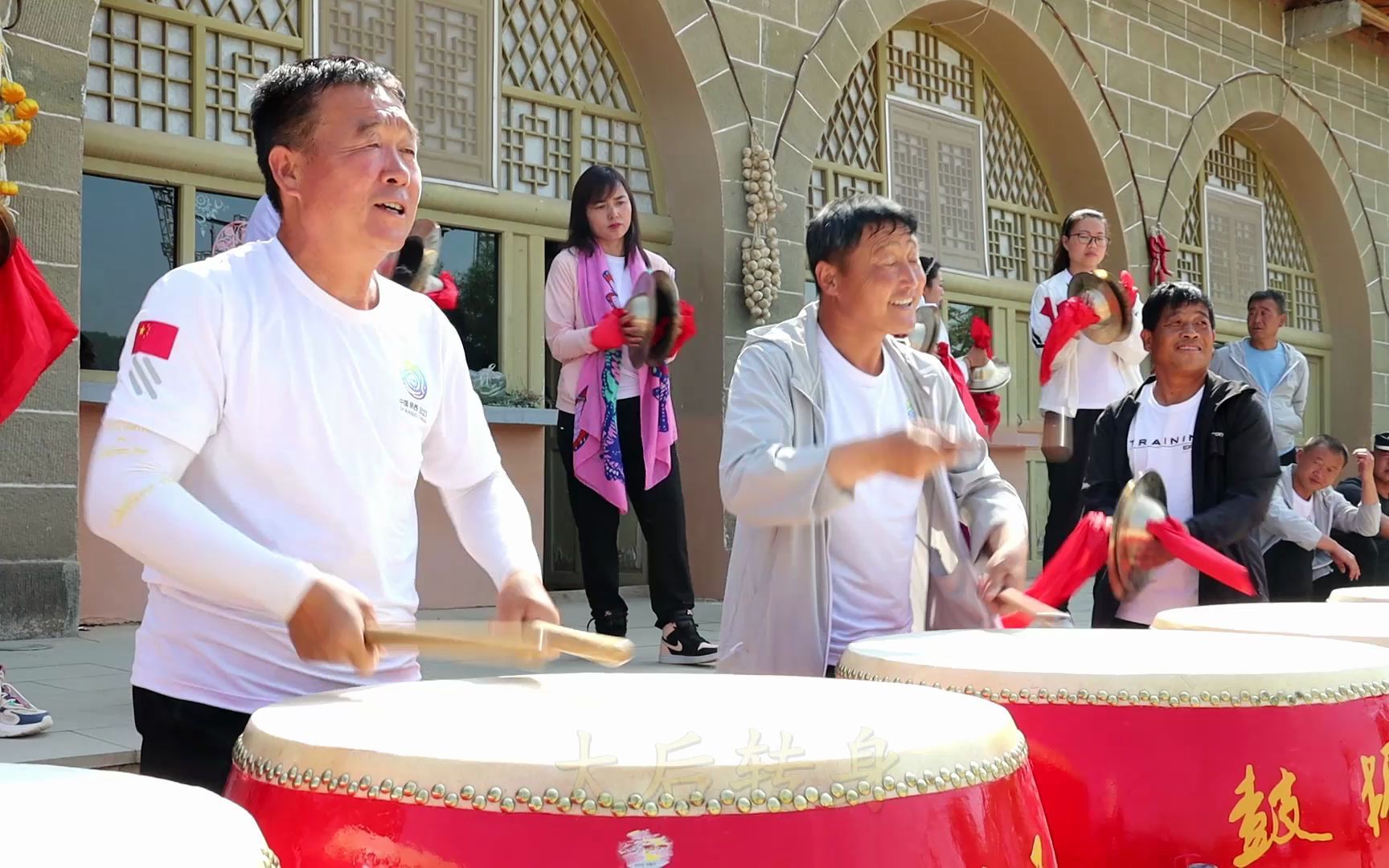 安塞腰鼓教练提升,“中华鼓王”打击乐大鼓大镲演练:马聪明、曹元亮