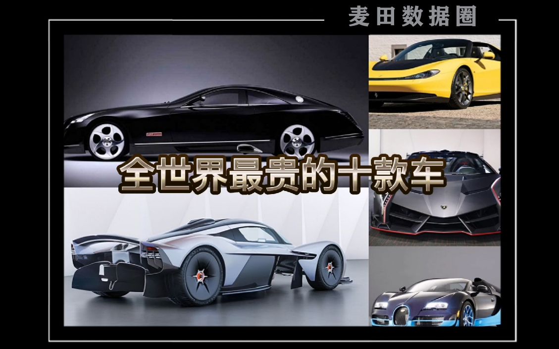 全世界价格最贵的汽车排名前十位TOP10