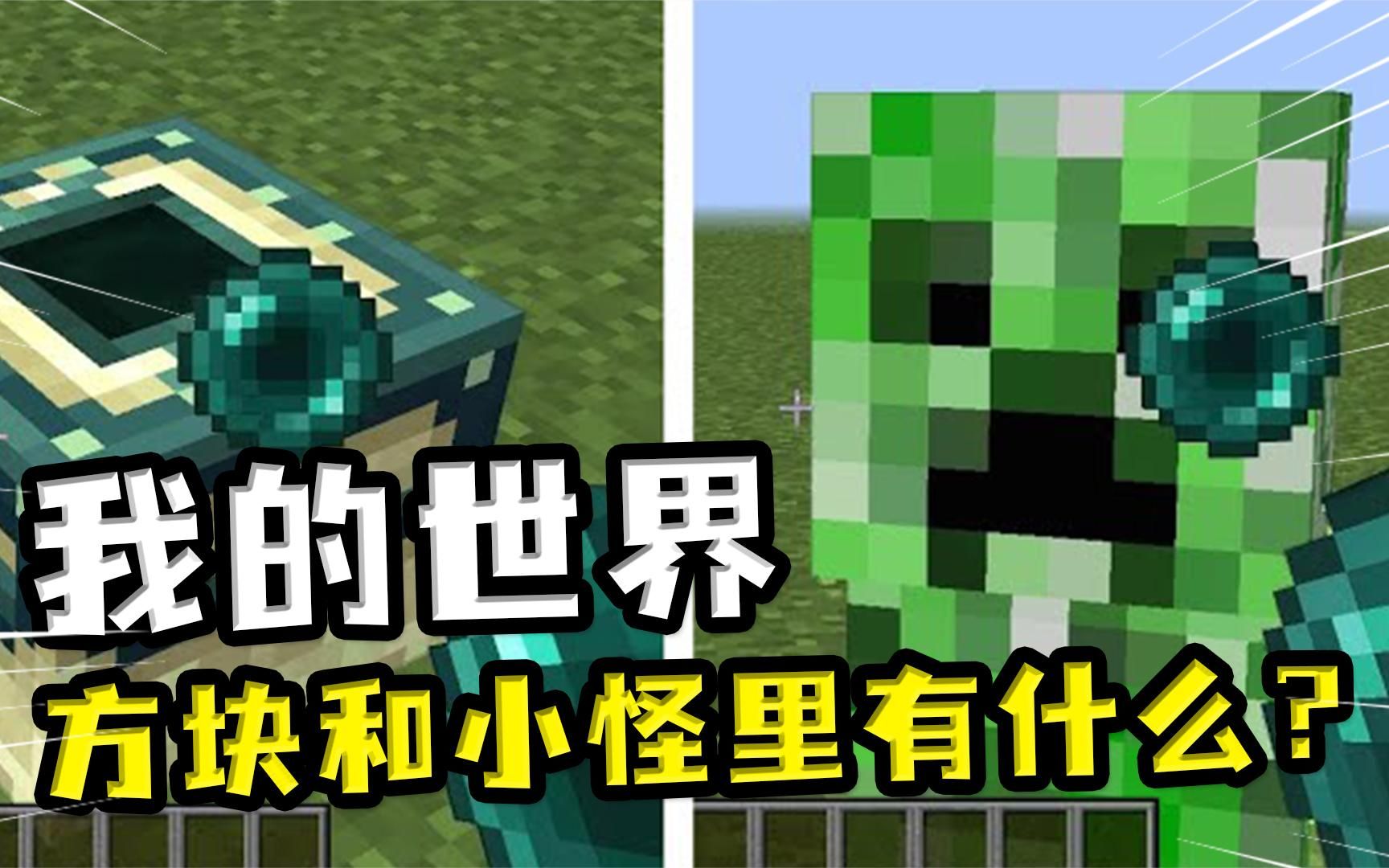 我的世界:进入苦力怕脑子里,大脑只有豌豆粒大小?其他都是TNT_哔哩...