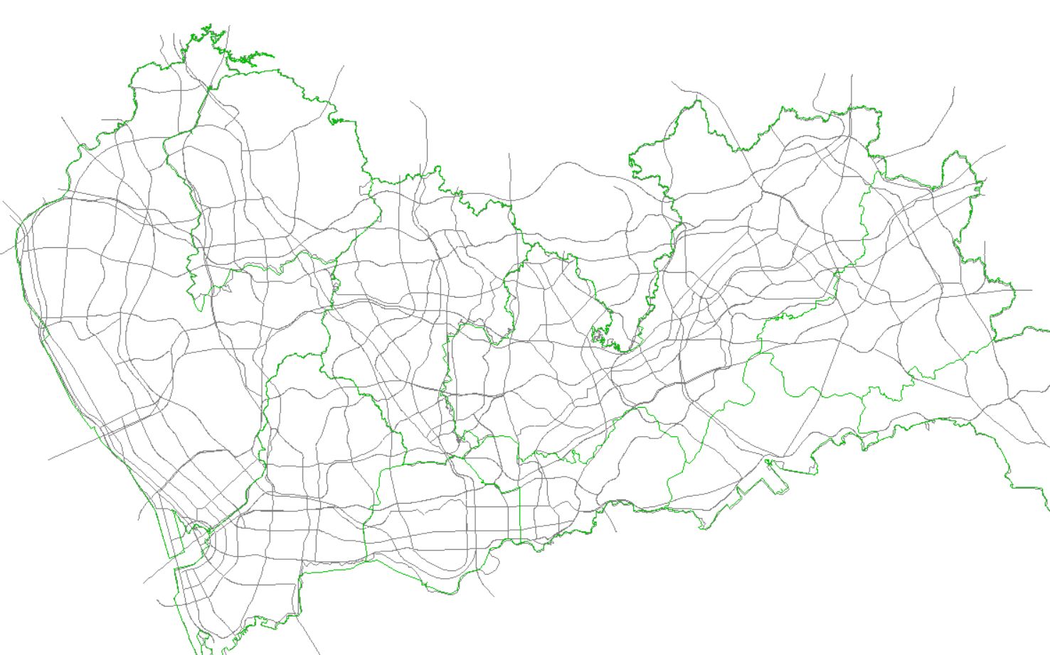 【交通也要懂点GIS】缺乏坐标信息CAD文件到可用shp文件的操作指南