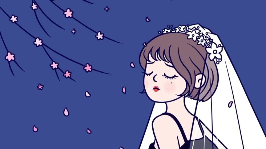 这纷纷飞花….#时光音乐会 #郁可唯 #水中花#procreate绘画