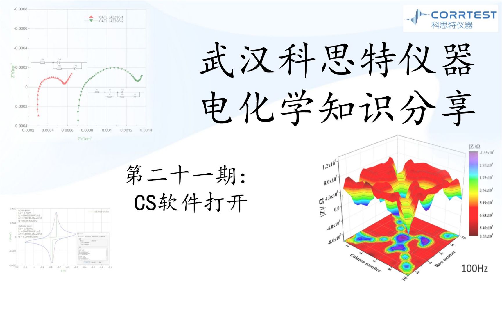 科思特电化学知识第21期-CS软件打开