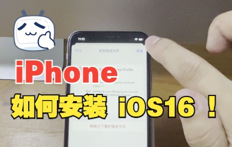 iPhone安装iOS16教程
