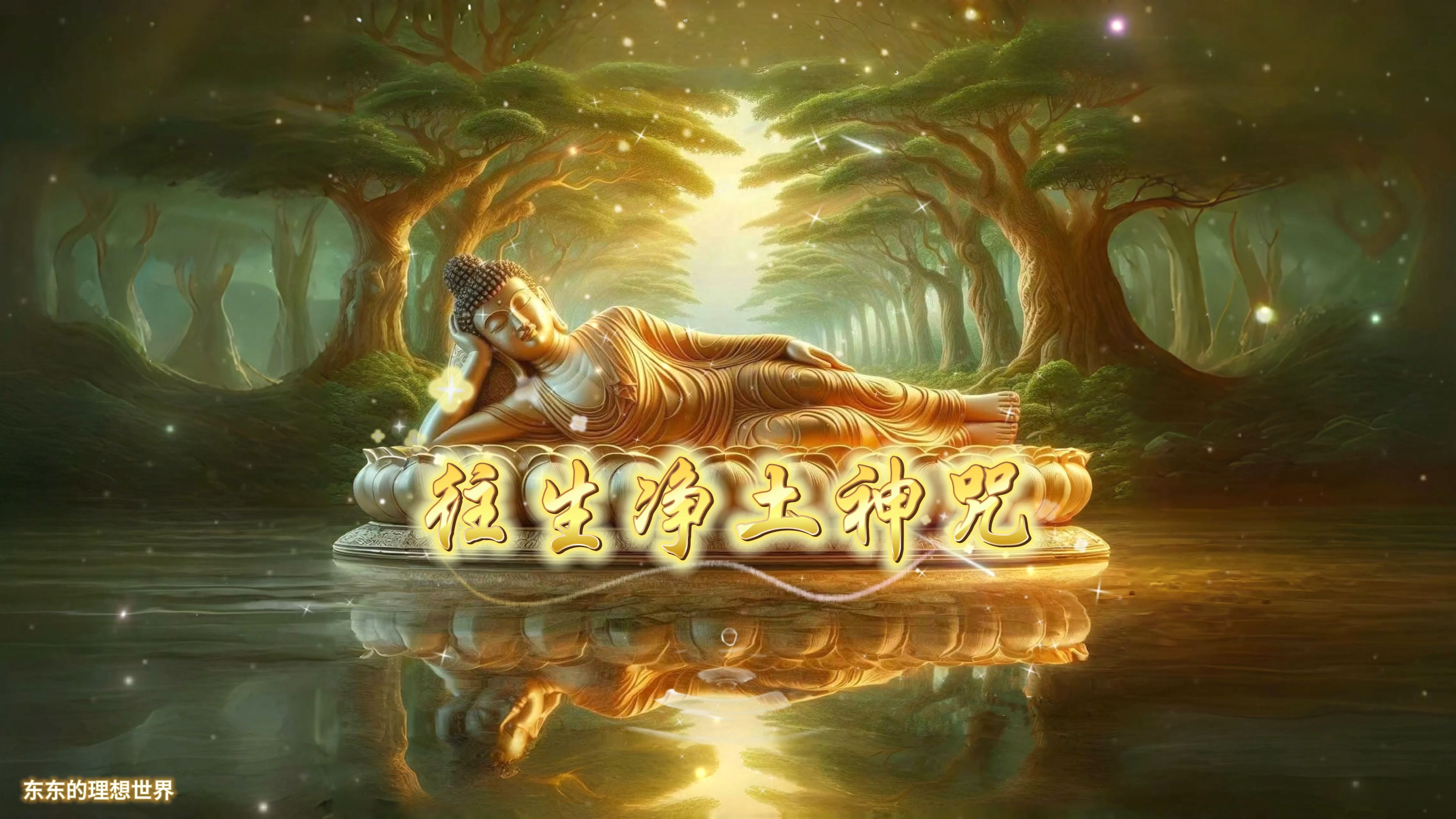 往生咒 庄严静心版 108遍 中文字幕版 圆满一切功德 悦耳佛音
