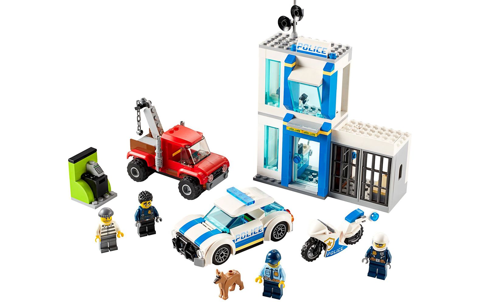 乐高 LEGO 60270 城市系列 警察局 2020速拼评测
