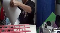 牛人手工制作中国馆模型