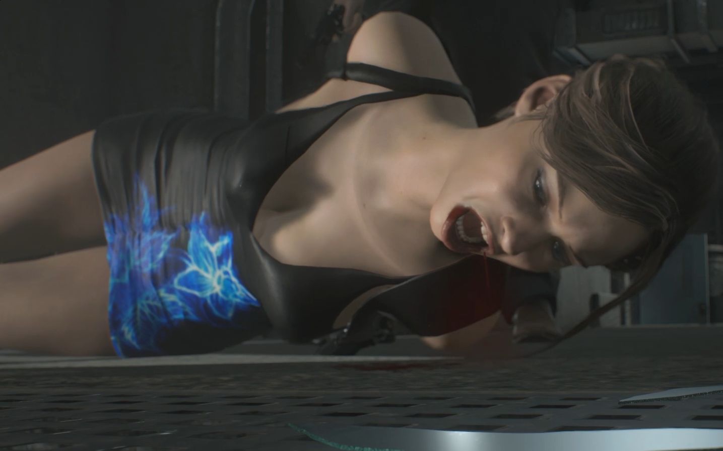 【生化危机2重制版】克莱尔连衣包臀短裙性感mod效果演示!对不起王...