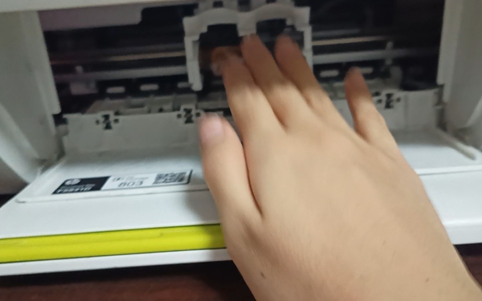 惠普打印机2312换彩色墨盒教程|取墨盒|安装墨盒