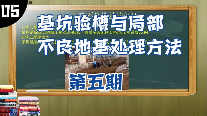 建筑施工:第五期,基坑验槽与局部不良地基处理方法