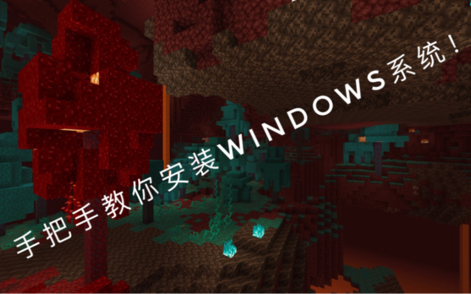 【教程】up主手把手教你安装Windows系统,详细到你害怕!