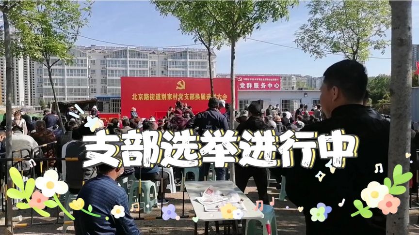 周末别家村党支部委员换届进行中,一户一票,圆满完成