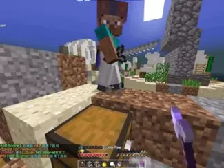 我的世界《Minecraft》MineMC盗版服务器小游戏SkyWars Ep.1