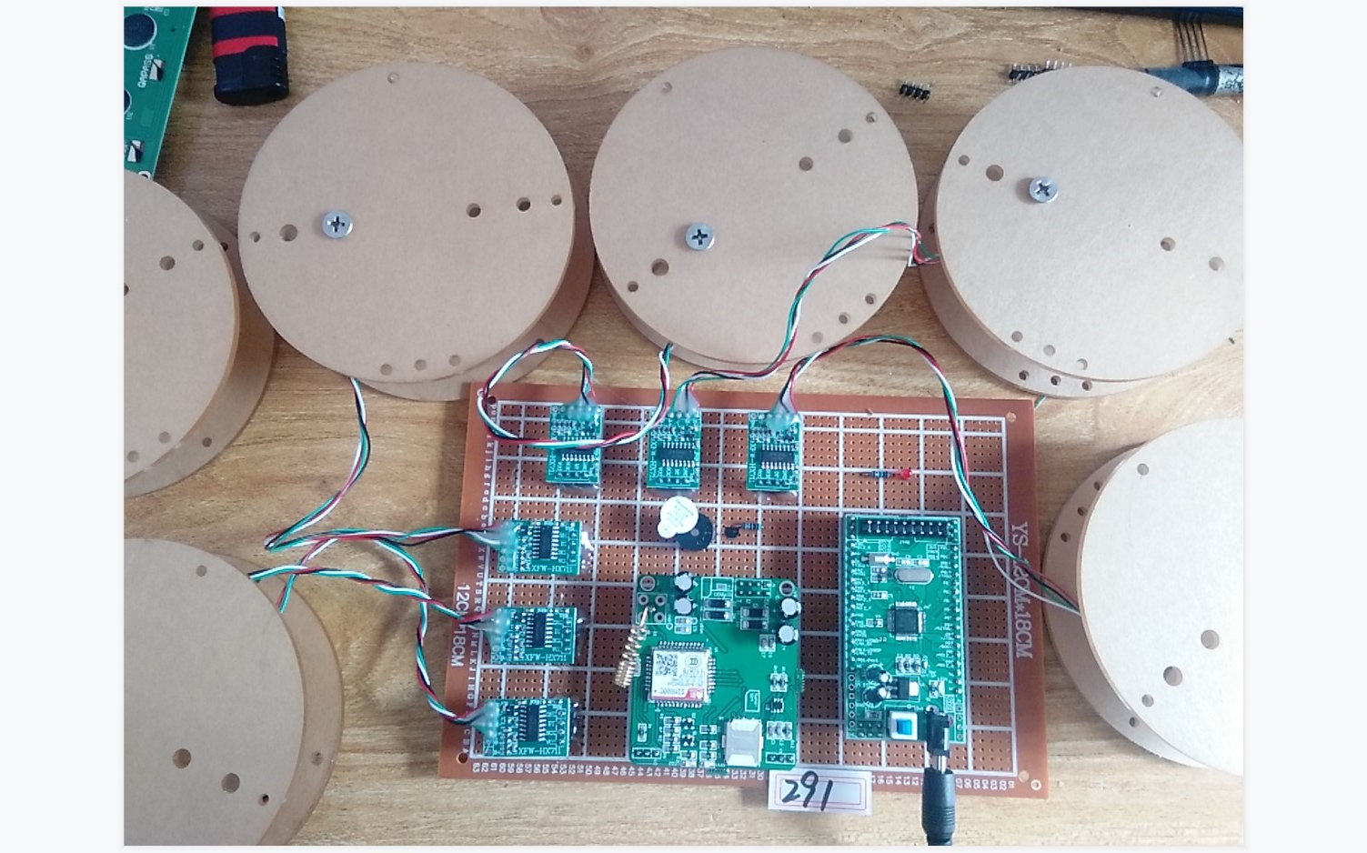 基于STM32单片机的称重压力HX711跌倒报警设计-HX711-BELL-...