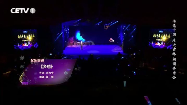 央视著名主持人陈铎朗诵《乡愁》