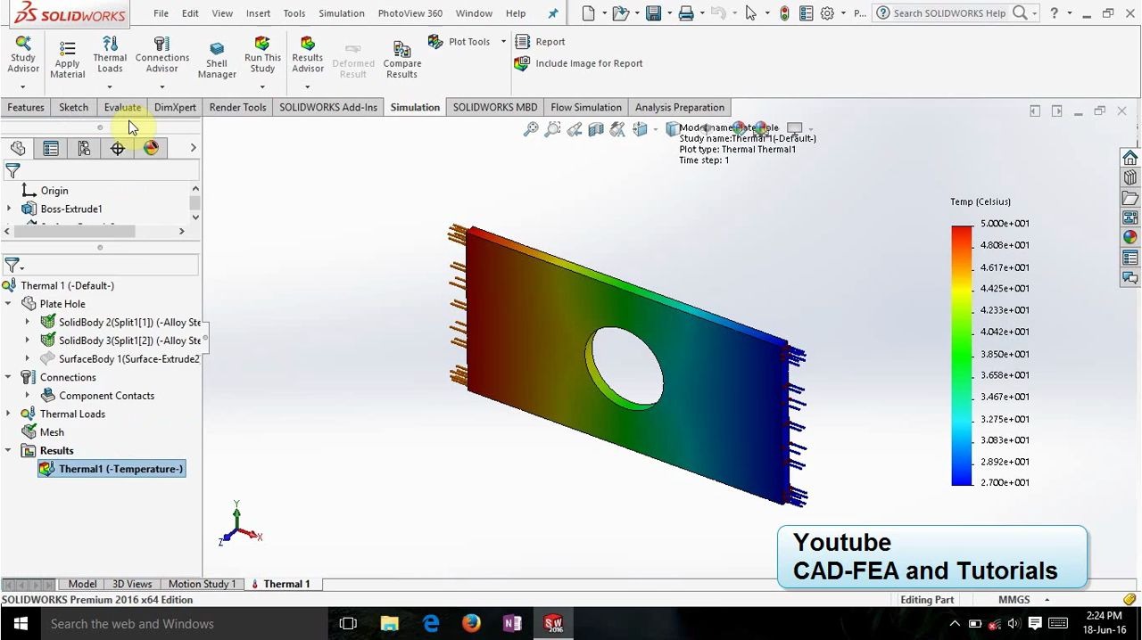 Solidworks初学者教程 - Solidworks热分析