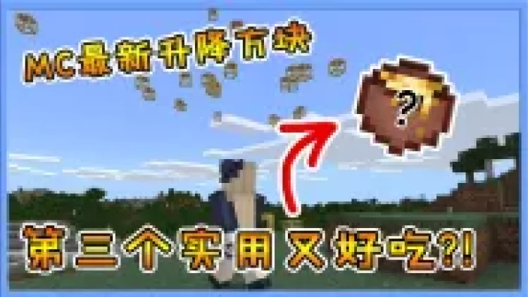 我的世界盘点:MC最新升降方块介绍!第三个不仅实用还好吃?!