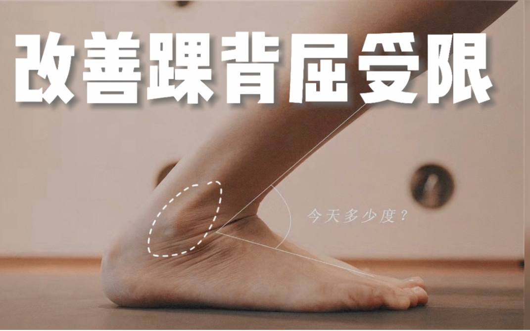 脚踝粗,跟腱短,蹲不下去|改善踝背屈的功能才重要|下犬式的脚踝位置