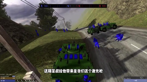 战地模拟器:无限弹药机枪出击,太强了!