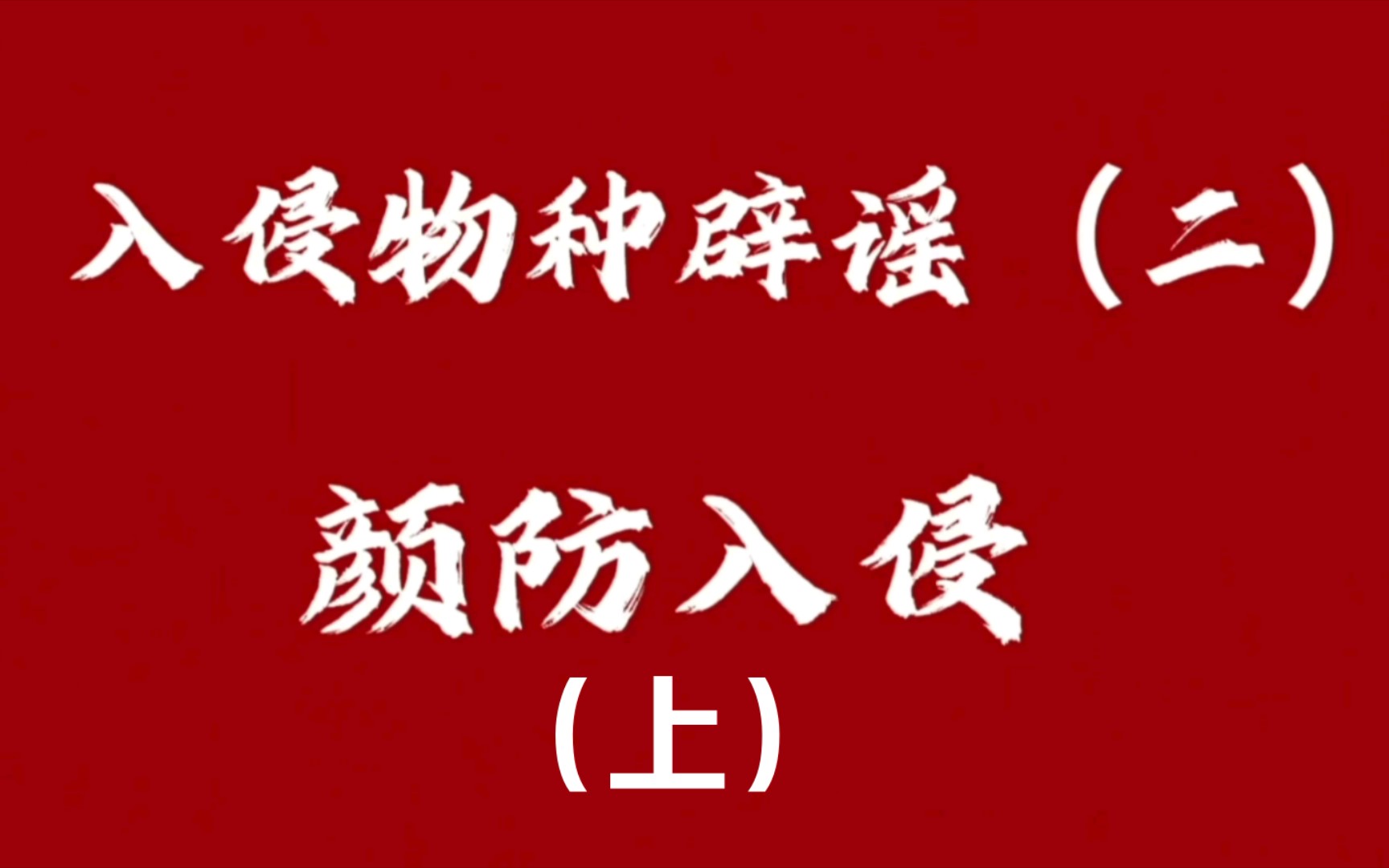 入侵物种辟谣系列—流浪动物(上)