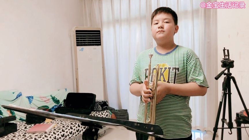 小号基本功练习,中国少年先锋队队歌、出旗曲、退旗曲练习吹奏