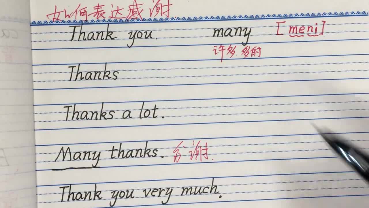12 many 许多 名师一分钟带你学英语.