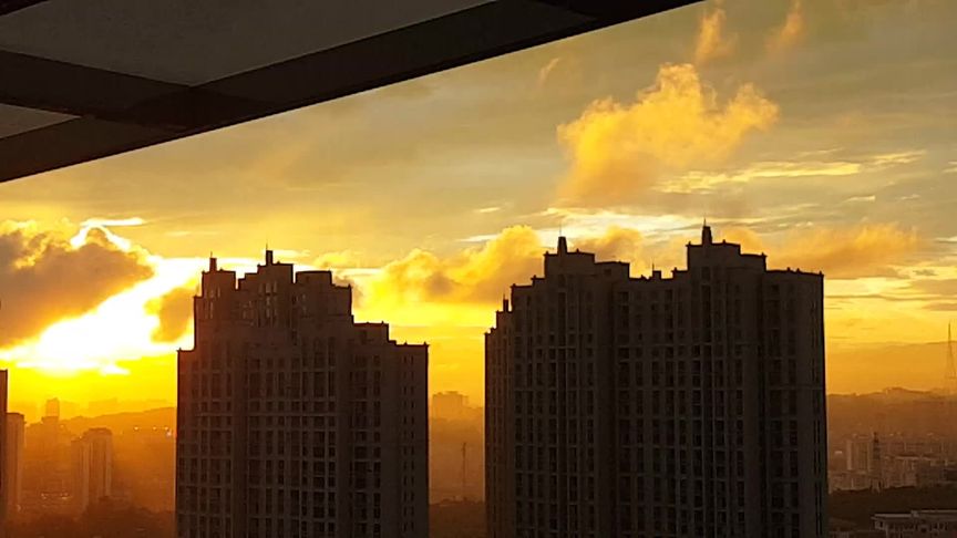 试试电脑发布视频#晚霞 #每一帧都是热爱