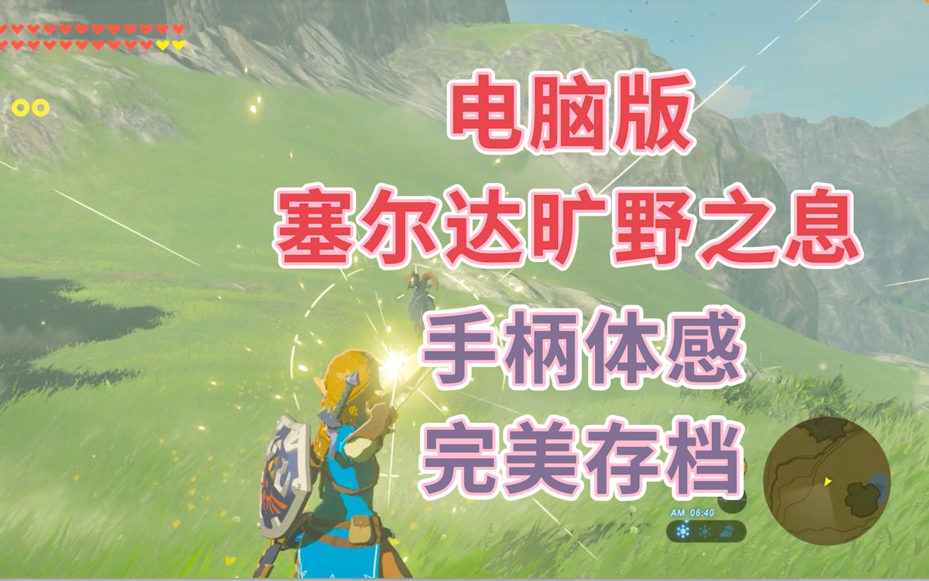 塞尔达传说旷野之息电脑版的手柄体感+完美存档-超简单