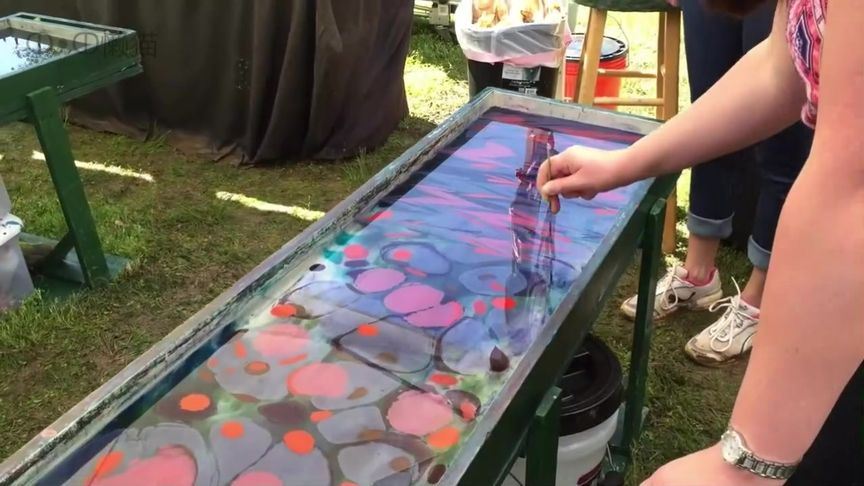 原来丝巾图案是这样做出来的,太简单了吧?国内也有这样的吗?