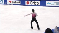 12年全日 羽生结弦自由滑(赛前六分钟 采访)