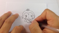 儿童学画画.简笔画-漂亮的七仙女